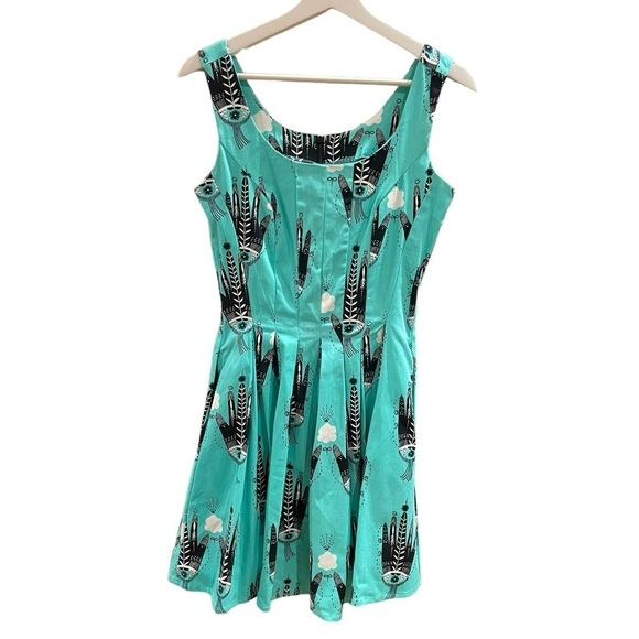 Nooworks | Dresses | Nooworks Pleated Fit Flare Dress In Navajo Native ...